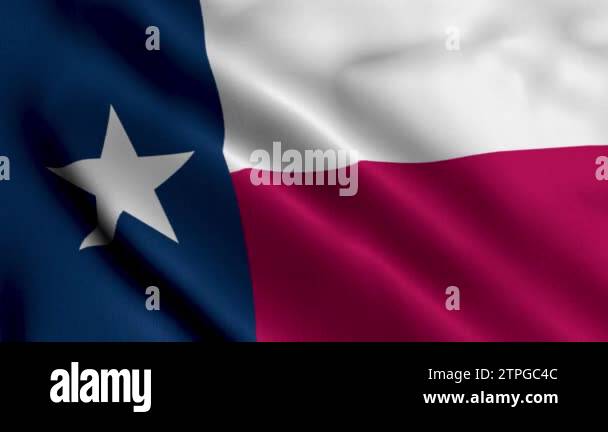 Texas State Flag. Waving Fabric Satin Texture National Flag of Texas 3D ...