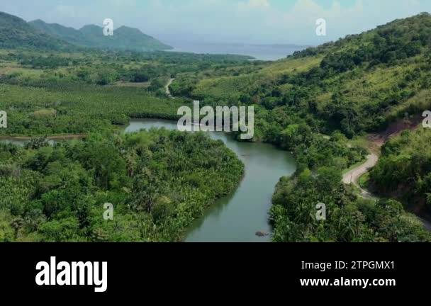 River area view Busuanga in the Philippines Stock Video Footage - Alamy