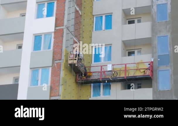 Builders working on elevator building Stock Videos & Footage - HD and ...