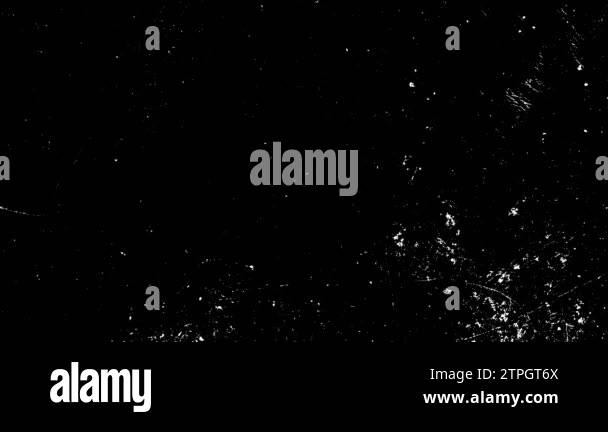 Black and white screen mode grunge overlay distress, looped animation ...