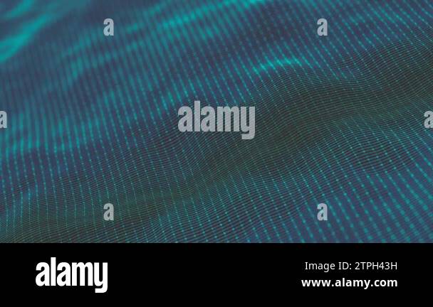 Abstract Minimal Mesh Waving Background/ 4k animation of an abstract ...