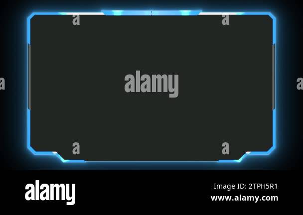 Blue Elegant Twitch Overlay Stream Overlay Hd Screen Savers Stock Video ...