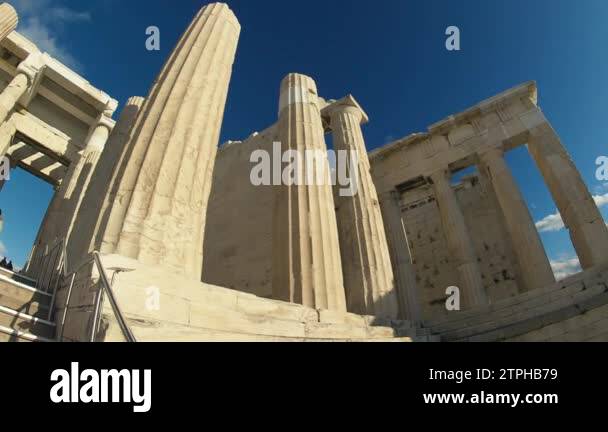 The Ruins of the Acropilos in Greece. The Acropolis is one of the most ...