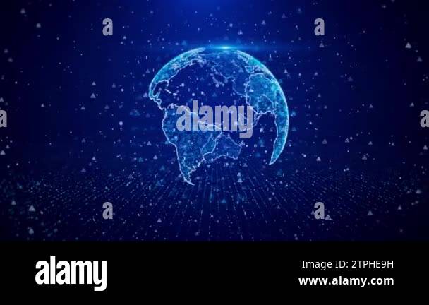 World map global communication concept, Digital technology, Business ...