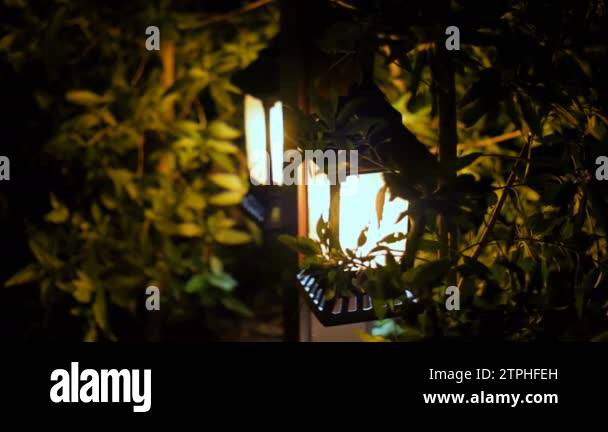 Solar powered garden lanterns Stock Videos & Footage - HD and 4K Video ...