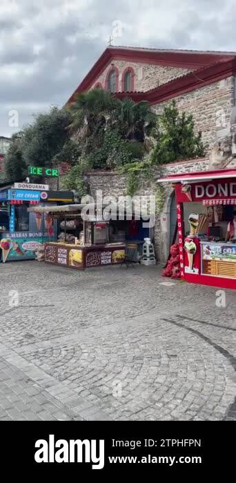 Ortakoy,istanbul,Turkey.November 11,2023.The square offering views of ...