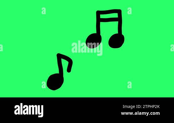 Musical notes symbol shape Stock Videos & Footage - HD and 4K Video ...