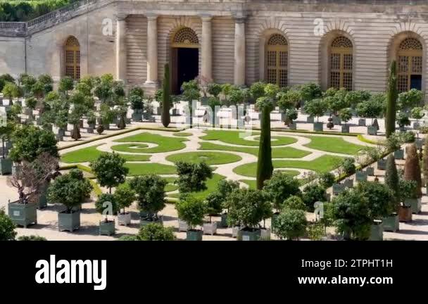 LOrangerie garden in Versailles. The Palace of Versailles and Garden ...