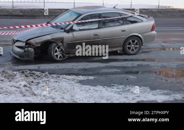 Car front end accident damage Stock Videos & Footage - HD and 4K Video ...