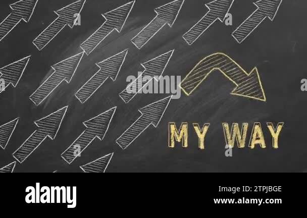 Arrows in one direction and an arrow in another direction. This ...