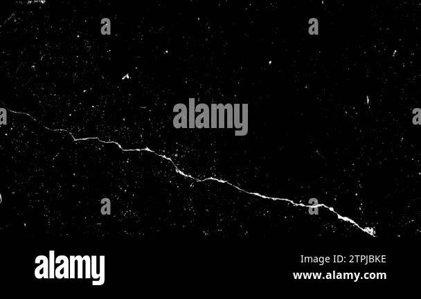 Black and white screen mode grunge overlay distress, looped animation ...