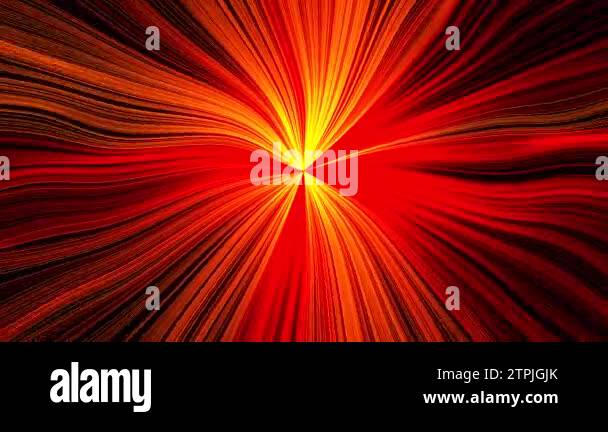 VJ Loop animation. Glow in the center and flowing waves hair. Dj ...