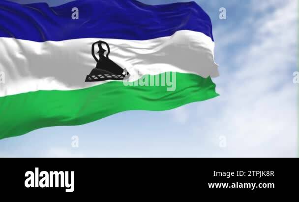 Waving basotho flag Stock Videos & Footage - HD and 4K Video Clips - Alamy