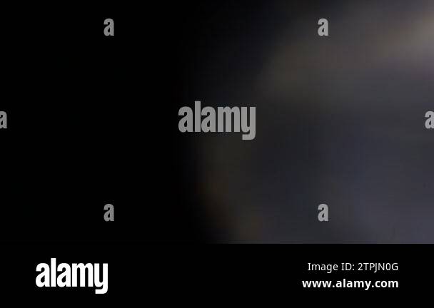 Leakage of light at hand. Film Burn Overlay Lifetime.Light pulses and ...