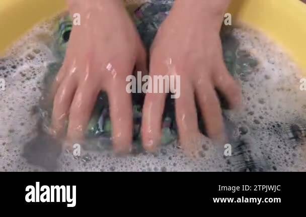 Hand washing clothes in bowl Stock Videos & Footage - HD and 4K Video ...