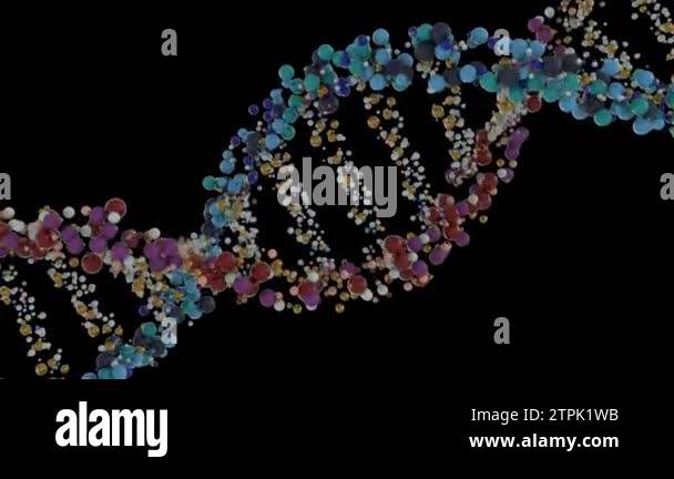 Animated DNA chain model. 3D rendering Stock Video Footage - Alamy