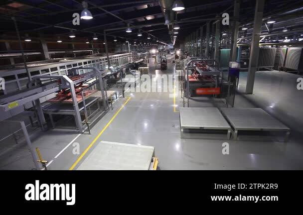 Ceramic tiles manufacturing , Ceramics Plant, production line, AGV ...