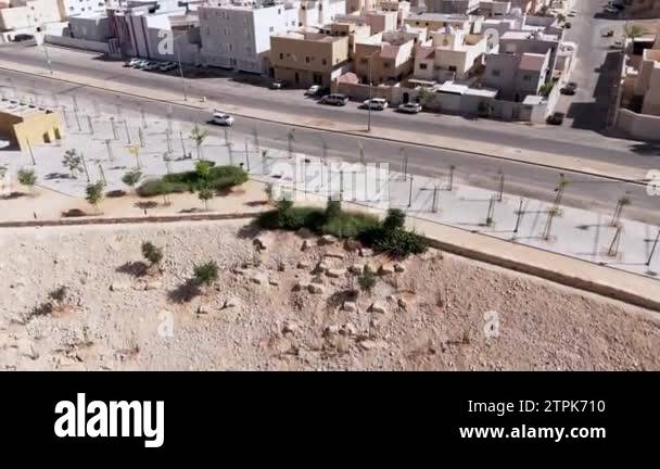 This captivating drone shot captures the transformation of Riyadh ...