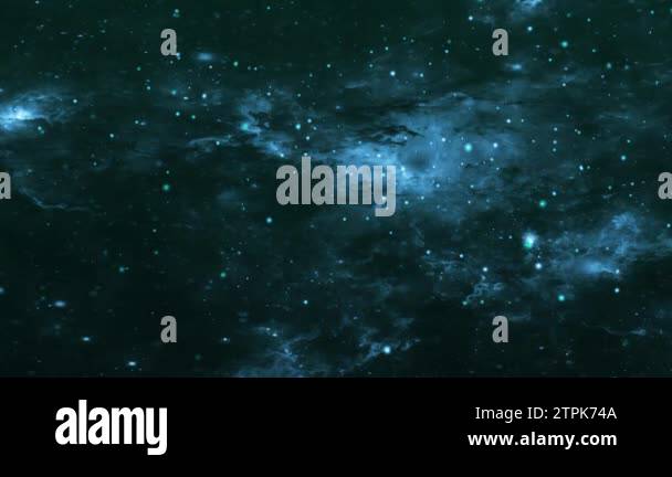 Space background. Flight in space with simulation of galaxies and ...