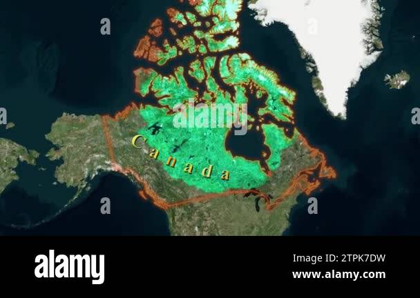 3d canada map Stock Videos & Footage - HD and 4K Video Clips - Alamy