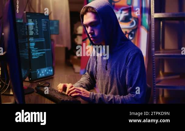 Lone Wolf Hacker In Secret Hideout Trying To Hide His Online Activity
