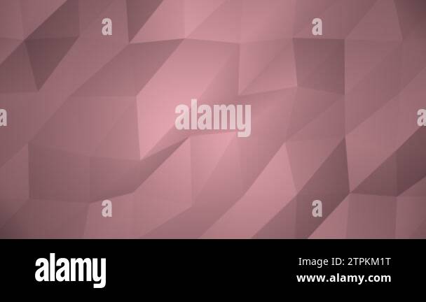 Low Poly Background, Pink. Beautiful mosaic digital mesh loop backdrop ...