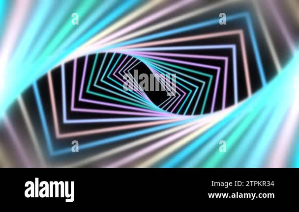 Rotating Rectangles Shapes As Multicolor Rectangle Pattern Background With Rotating Shapes And