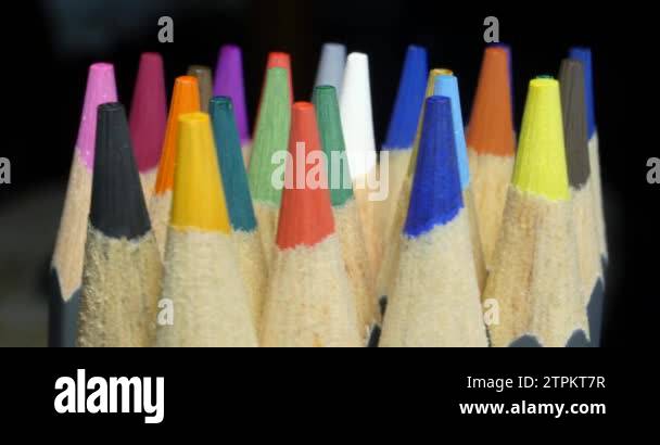 Group of colour pencils Stock Videos & Footage - HD and 4K Video Clips ...