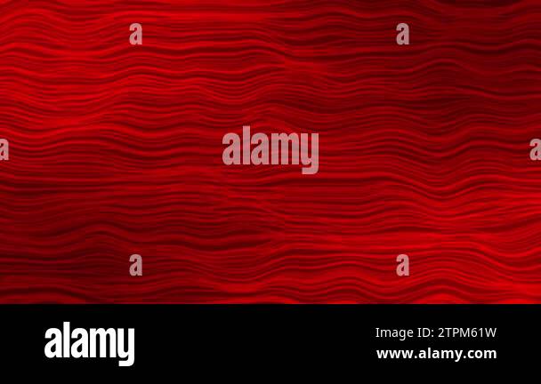 Animated Abstract Red color horizontal moving wavy lines background ...