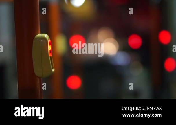 Stop sign inside bus Stock Videos & Footage - HD and 4K Video Clips - Alamy