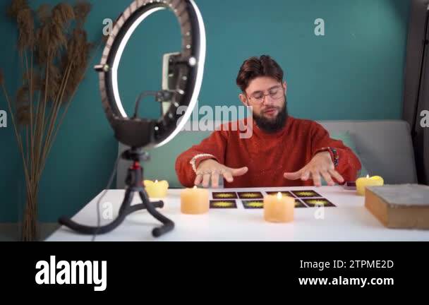 Predicting the future with tarot cards Stock Videos & Footage - HD and ...