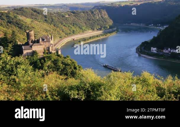 Rhine river castle view Stock Videos & Footage - HD and 4K Video Clips ...