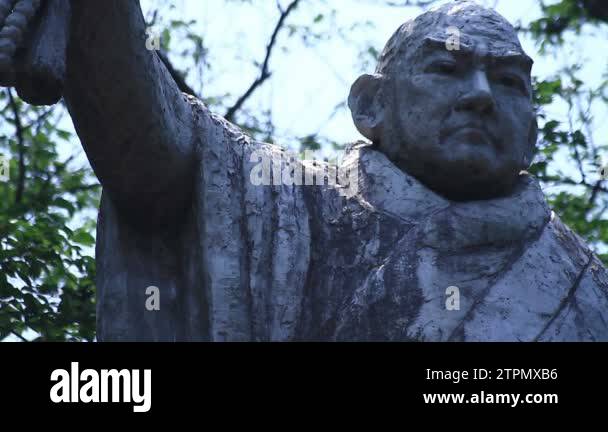 Statue at Ikegami Honmonji temple in Ikegami Tokyo / Its a traditional ...