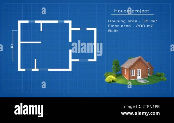 House plan illustration Stock Videos & Footage - HD and 4K Video Clips ...