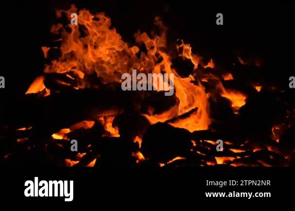 Fire flames on black background, Blaze fire flame texture background ...
