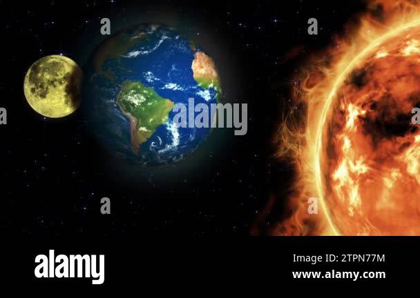 Moon earth and sun Stock Videos & Footage - HD and 4K Video Clips - Alamy