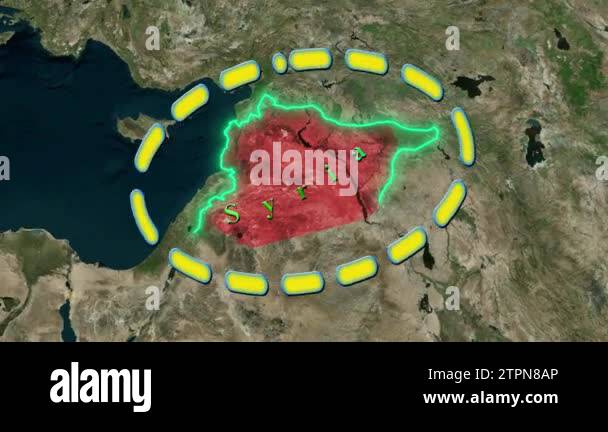 Syria map Stock Videos & Footage - HD and 4K Video Clips - Alamy