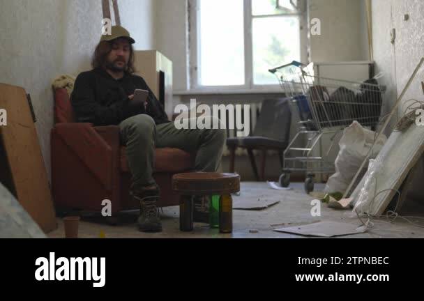 Homeless man takes shelter Stock Videos & Footage - HD and 4K Video ...