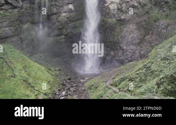 Gocta Cataracts, Catarata del Gocta, are perennial waterfalls with two ...