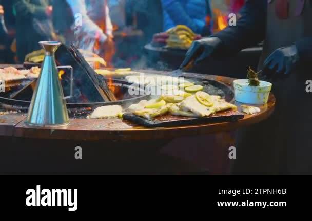 Grilled fish fillets Stock Videos & Footage - HD and 4K Video Clips - Alamy