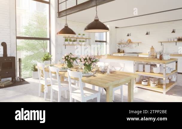 3d rendering loft home Stock Videos & Footage - HD and 4K Video Clips ...