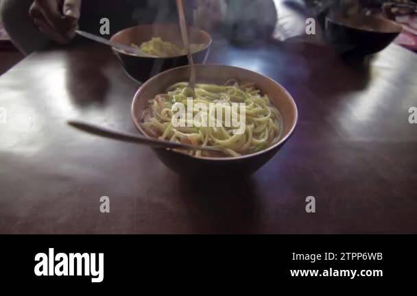 How to make chicken thukpa Stock Videos & Footage - HD and 4K Video ...