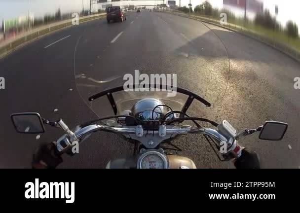 Biker driving motorcycle on highway Stock Videos & Footage - HD and 4K ...