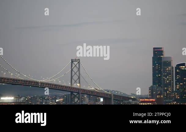 San Francisco Oakland Bay Bridge (known as Bay Bridge), complex of ...