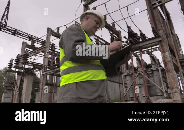 Electrician writing in electrical substation Stock Videos & Footage - HD and 4K Video Clips - Alamy