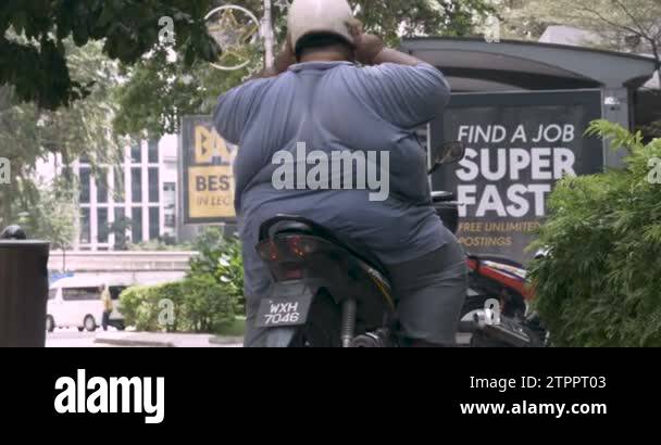 Fat man riding motorcycle Stock Videos & Footage - HD and 4K Video ...