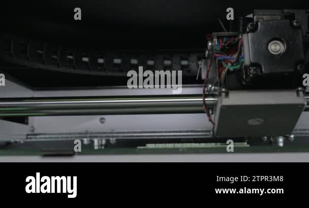 Internal print mechanism of 3D printer Stock Video Footage - Alamy