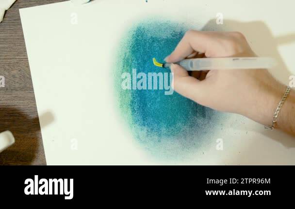 Closeup hand performing drawing drawing Stock Videos & Footage - HD and ...