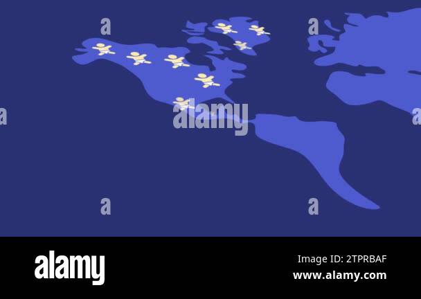 World Fertility Rate Motion Graphic Animation Stock Video Footage - Alamy