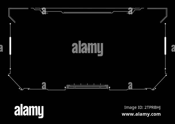 Hud Frame Digital Technology Sci-fi Frame Interface - Futuristic Design ...